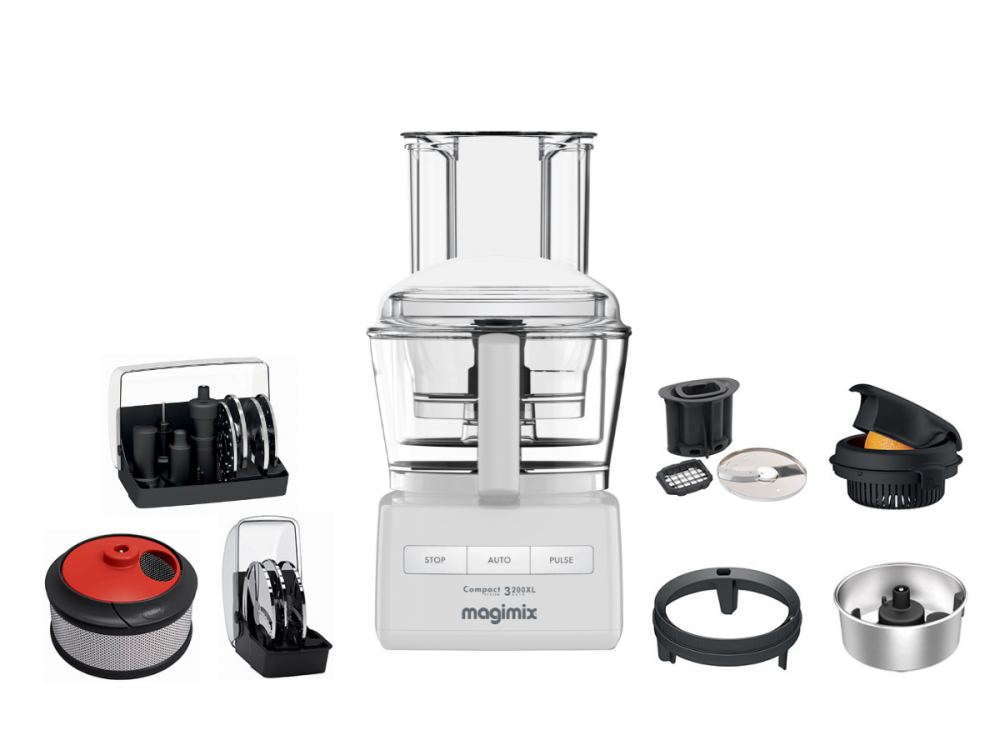 Magimix 3200 XL bílý kuchyňský robot ve výbavě Premium | karlina.cz